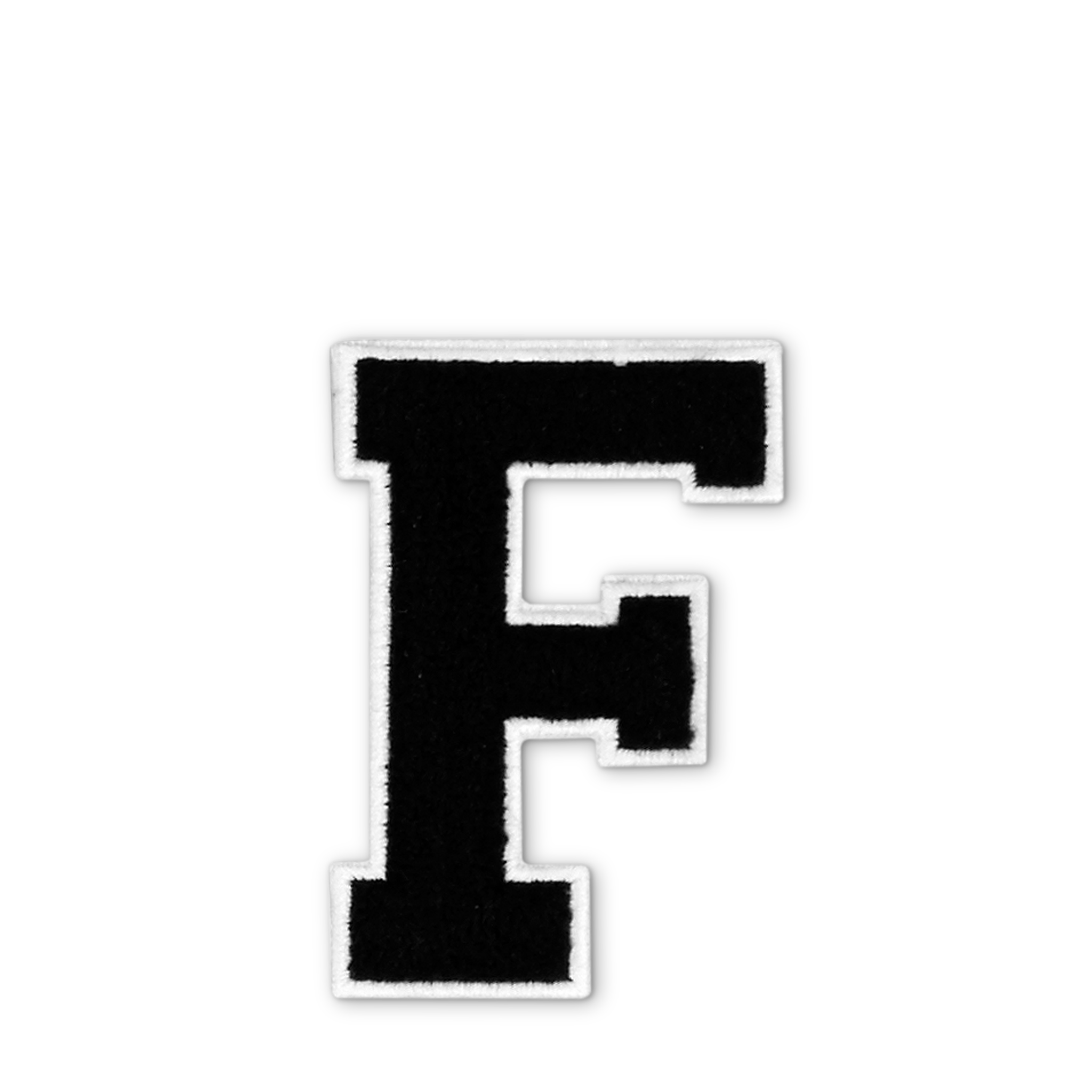 Varsity Letter F - Black – Oliver Thomas