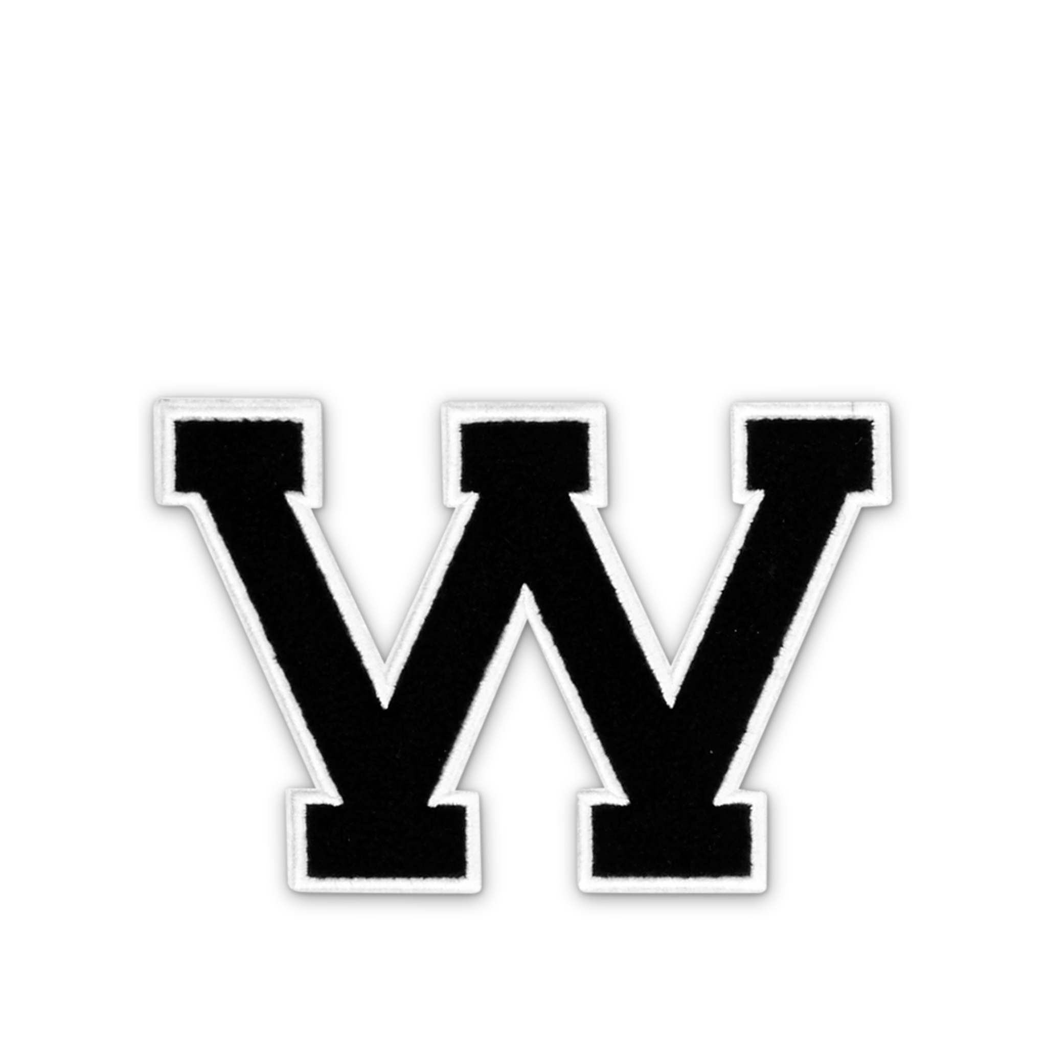 Varsity Letter W - Black – Oliver Thomas
